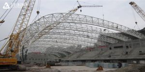 Swimming Pool and Diving Hall Steel Truss Project| China space frame ...