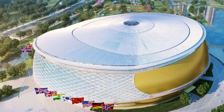 Stadium Bleachers Canopy Steel Trusses For Sale