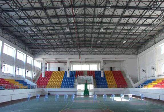 Prefabricated Basketball Stadium Steel Structure Building For Indoor ...